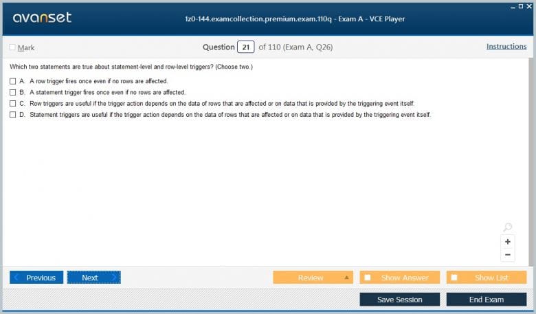 Oracle Sql Certification Exam Dumps Oracle Sql Practice Test Questions Examcollection