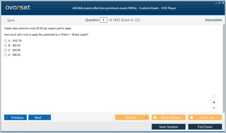 Test Prep ASVAB Certification Exam Dumps & Practice Test Questions ...