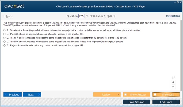 Test Prep CFA Level 1 Test Practice Test Questions, Exam Dumps ...