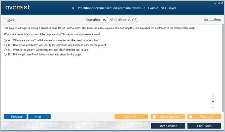ITIL ITIL Practitioner Test Practice Test Questions, Exam Dumps ...