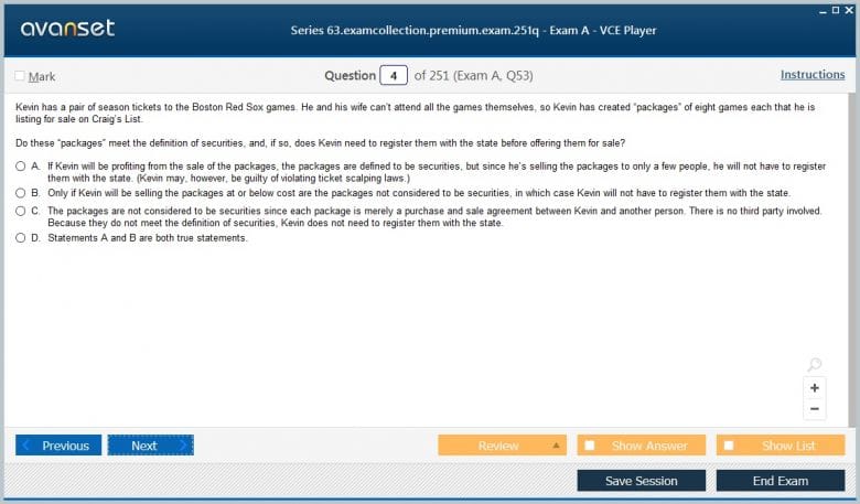 FINRA Series 63 Test Practice Test Questions, Exam Dumps - ExamCollection