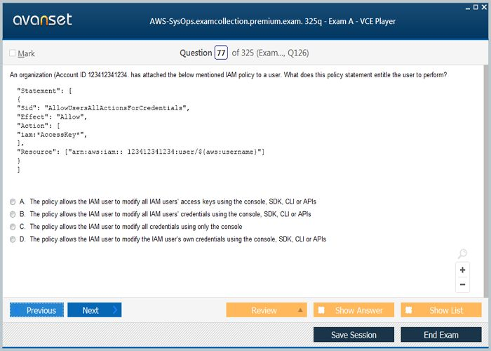 AWS-SysOps Amazon Real Exam Questions - 100% Free VCE Files